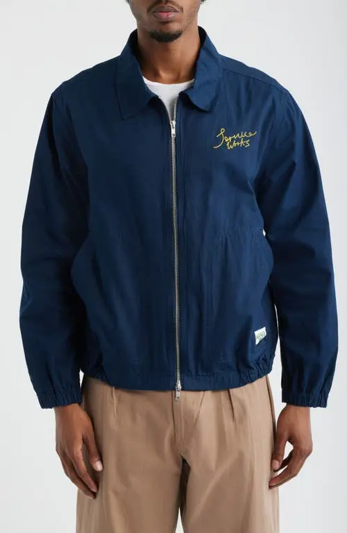 Service Works Twill Work Jacket In Dark Navy - 55% Off | Editorialist